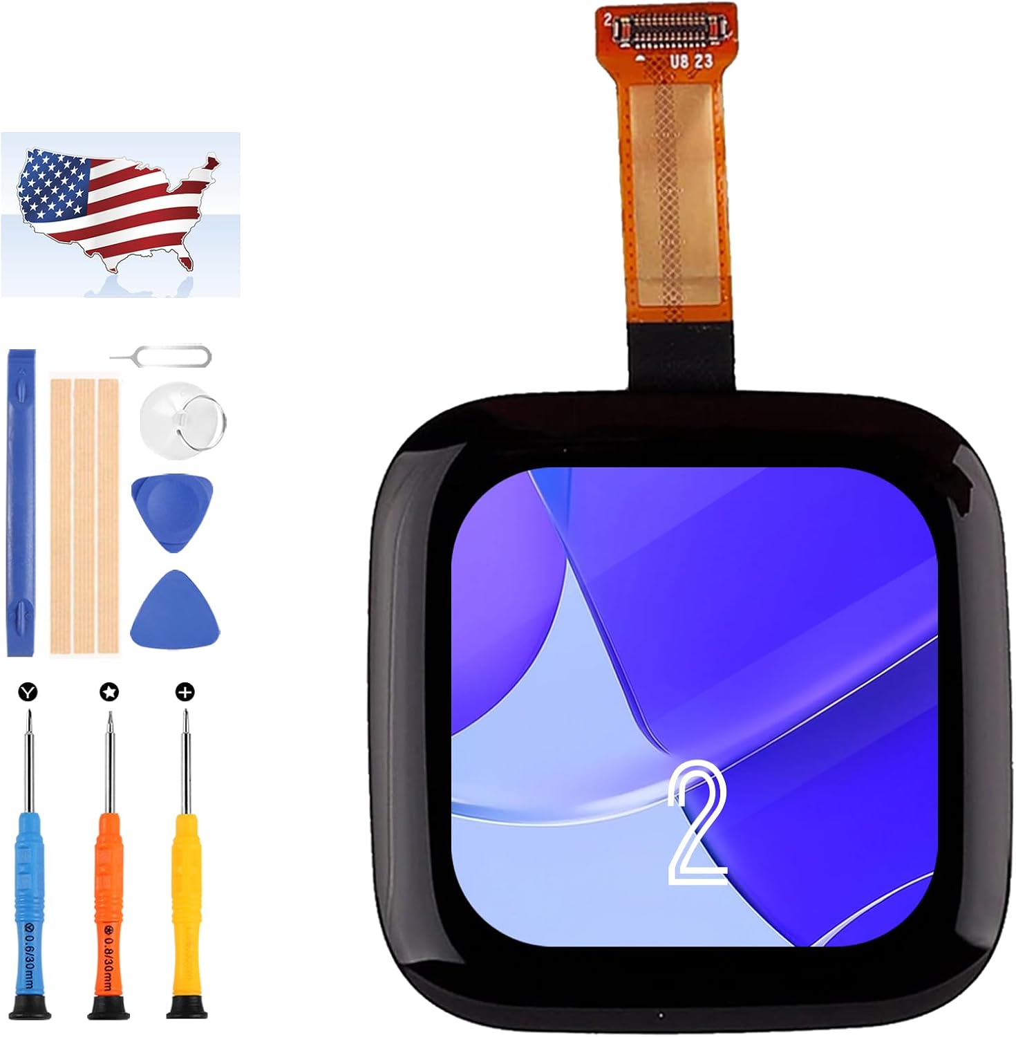 Amazon.com: for Fitbit Versa 2 FB507 Smart Watch Screen Replacement for ...