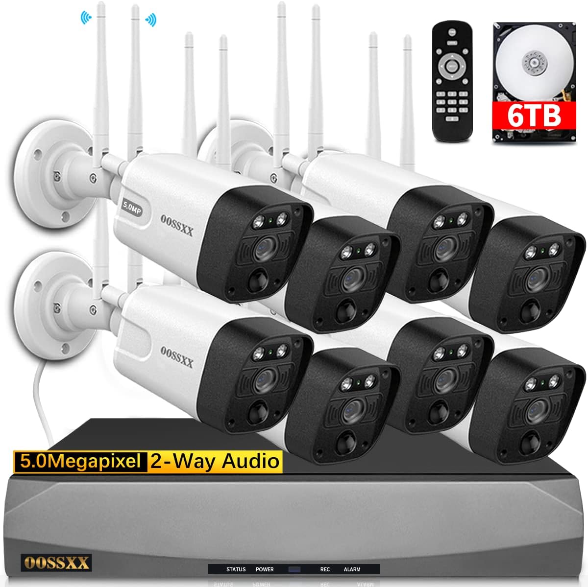 Amazon.com : 1080P Wireless Security Camera System, Firstrend 8CH ...