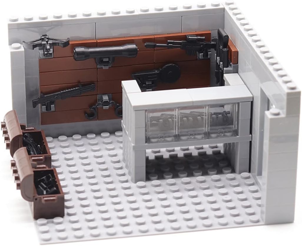 Amazon.com: KAROYD Military Scene Toys, Weapon Shop Model for ...