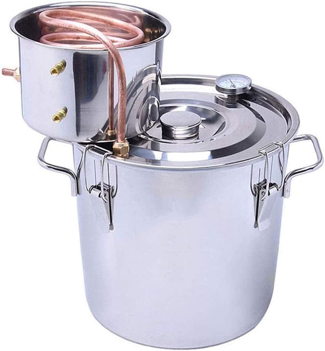 ANZAGA Steam Distillation Kit, Hydrosol Make, Hydrosol Distiller,8L ...