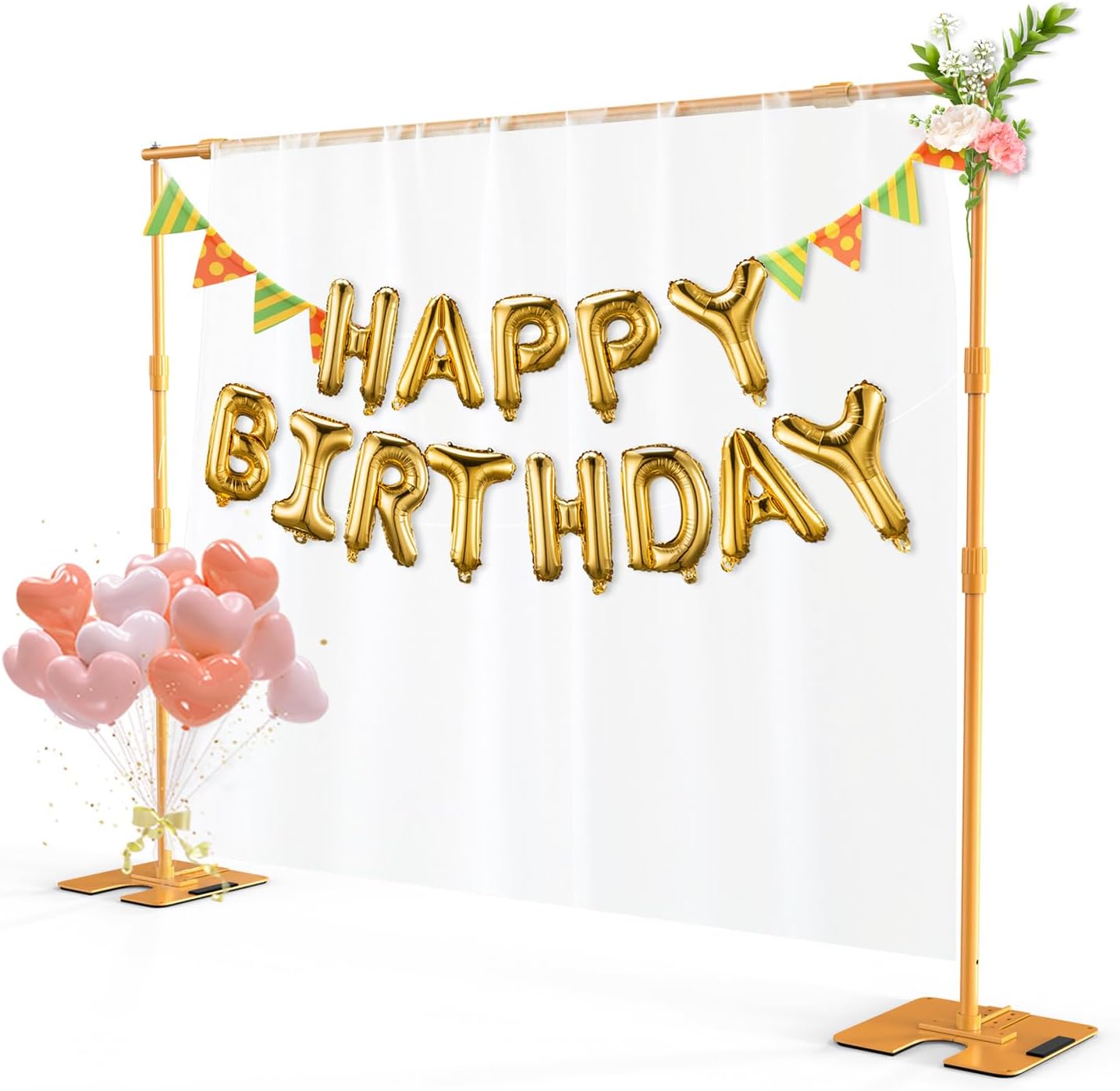 Amazon.com : ShowMaven Backdrop Stand, 8x10 ft Adjustable Photo ...