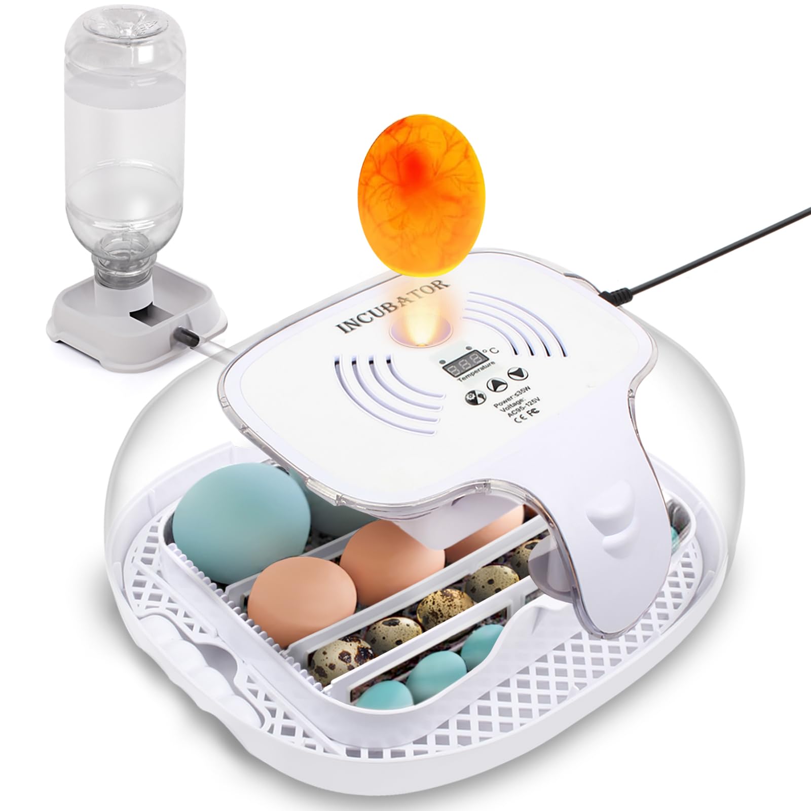 Amazon.com: Egg incubators for Hatching Eggs,Automatic Egg Turning 16 ...