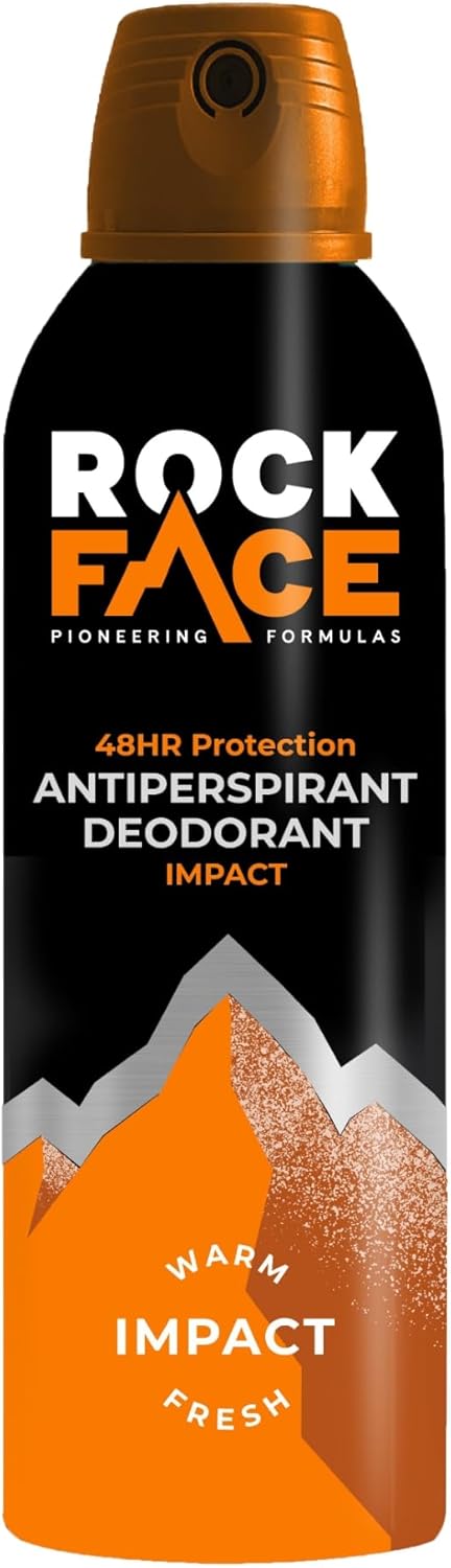 Rock Face Antiperspirant Deodorant for Men 200ml | Impact | Fast ...