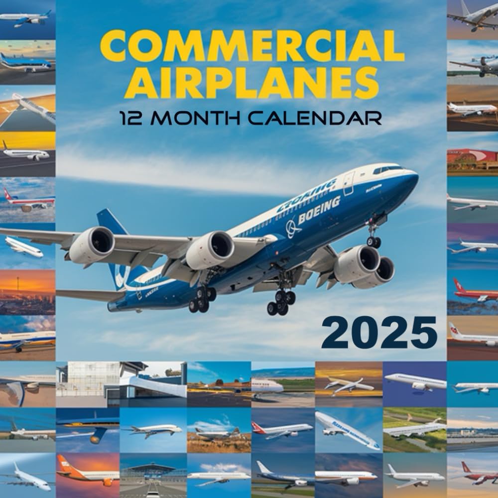 Commercial Planes 2025 Calendar: Icons of the Skies: Karen A. Stevens ...