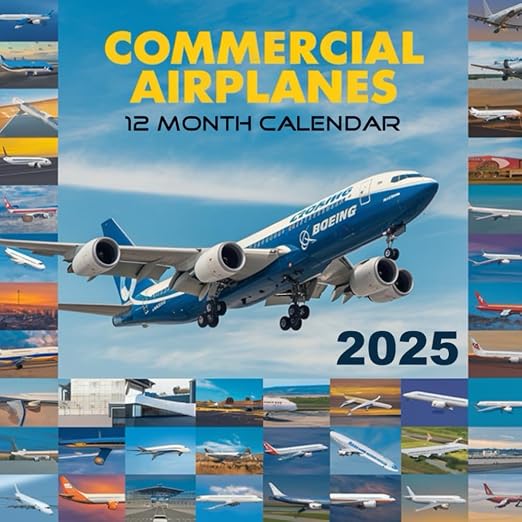 Commercial Planes 2025 Calendar: Icons of the Skies: Karen A. Stevens ...