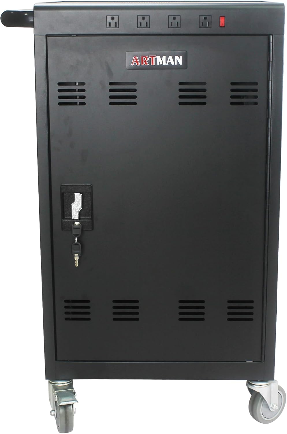 Amazon.com: 35 Devices Mobile Charging Cart and Cabinet, Laptop Storage ...