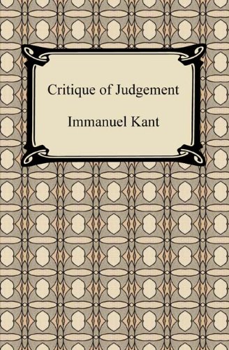 Critique of Judgement (English Edition) eBook : Kant, Immanuel: Amazon ...