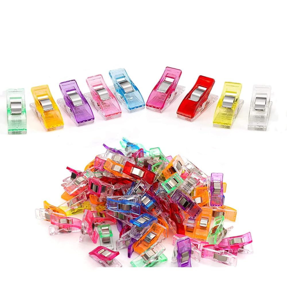 Wonder Clips Replacement 100PCS Sewing Clips - Multi-Color Plastic ...