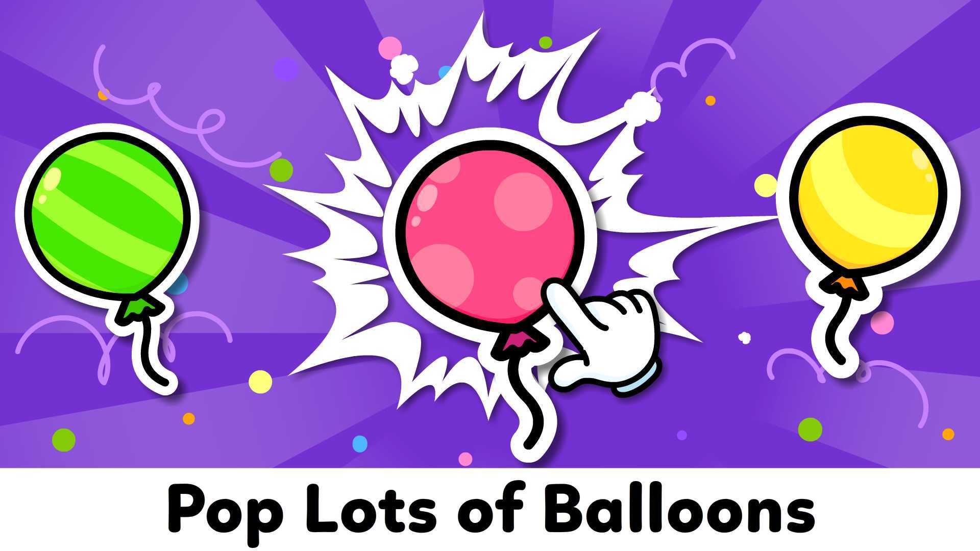 Baby Games for 1 Year Olds - Toddler Balloon Pop Games & Bubble Popping ...