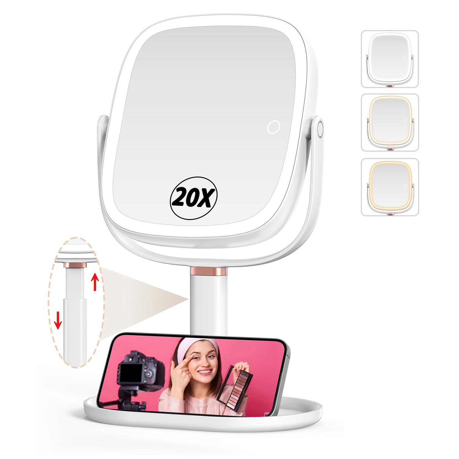 7 Best 20X Magnifying Mirror With Light | True Color at 20X