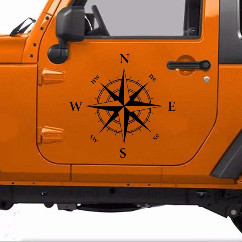 Buy GiftCity Car Decals- 1 Pcs Compass Decal-Car Sticker Decals, car ...