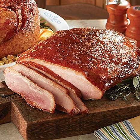 Amazon.com: Premium Applewood Smoked Carver Ham, 3.1-4.1 lb - Fully ...
