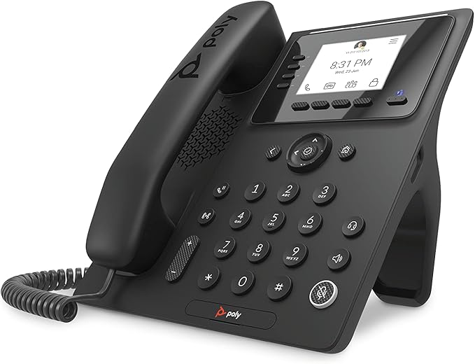 Amazon.com : Poly CCX 350 Microsoft Teams-Integrated IP Desk Phone ...