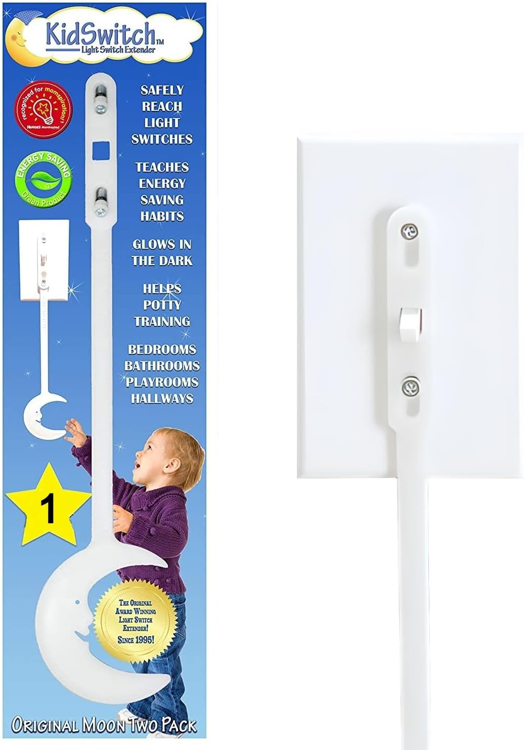 Amazon.com : Kidswitch Light Switch Extender for Kids (1 Pack) - Glow ...