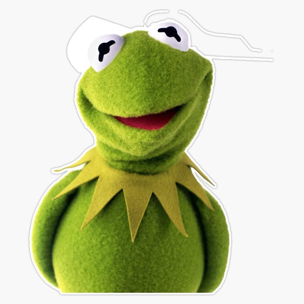 Amazon.com: Kermit The Frog Sticker Vinyl Bumper Sticker Decal ...