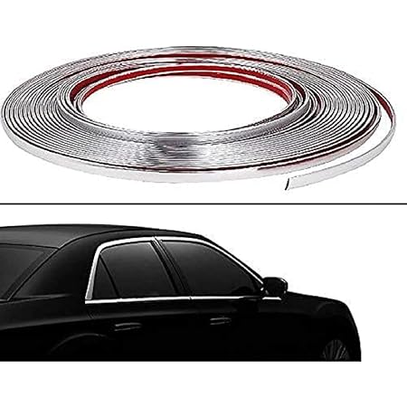 SPAIKO Side Window Chrome Beading Roll 20 Meter for All Cars (12mm ...