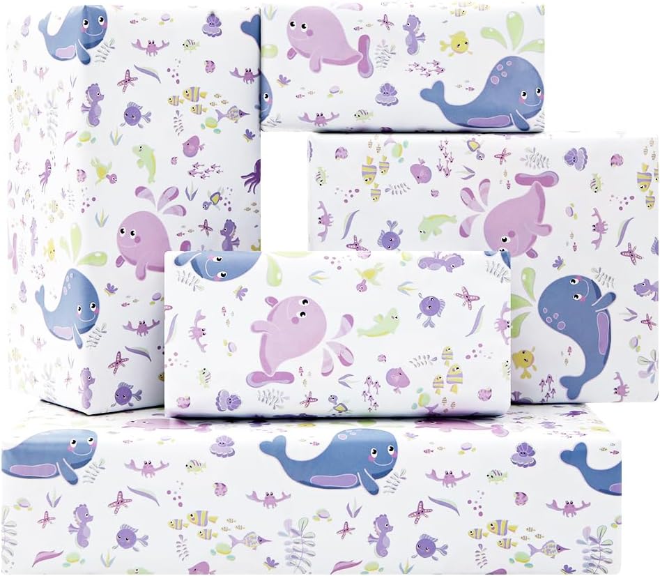 Amazon.com: Under The Sea Theme Baby Whale Fish Sea Horse Octopus Gift ...