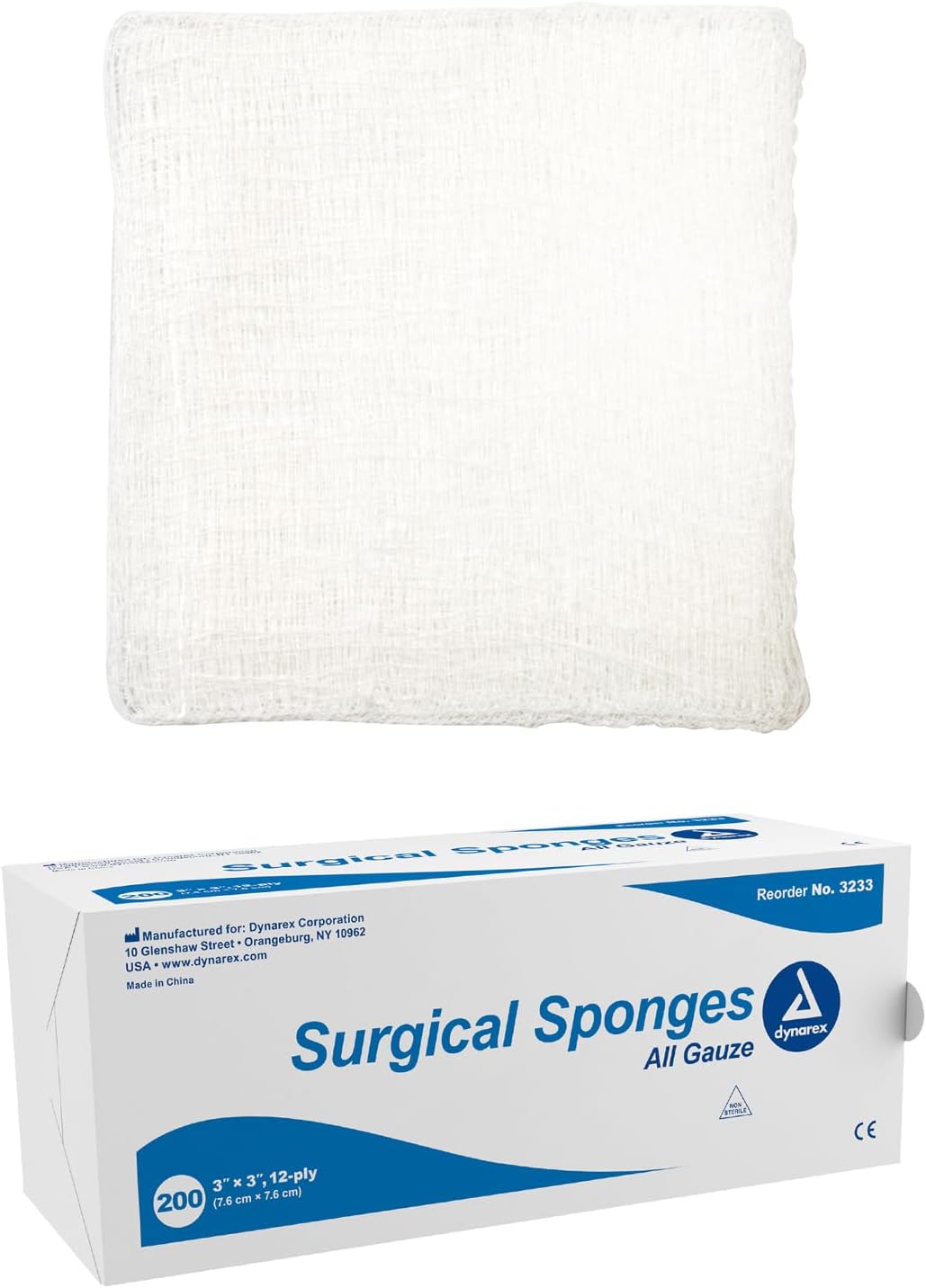 Amazon.com: Model 9023 - Kendall/Covidien Curity All Purpose Sponges ...
