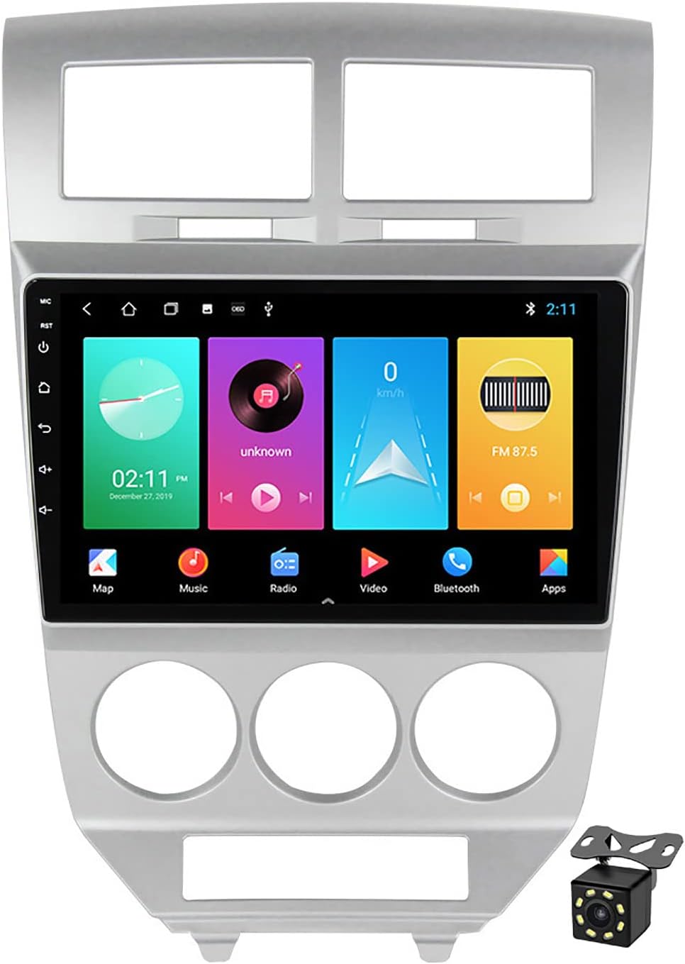 Amazon.com: Android 11 Car Stereo Radio for Dodge Caliber I 2007-2010 ...