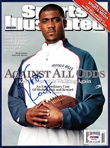 Kevin Everett Autographed Signed Sports Illustrated Bills #X65385 - PSA ...