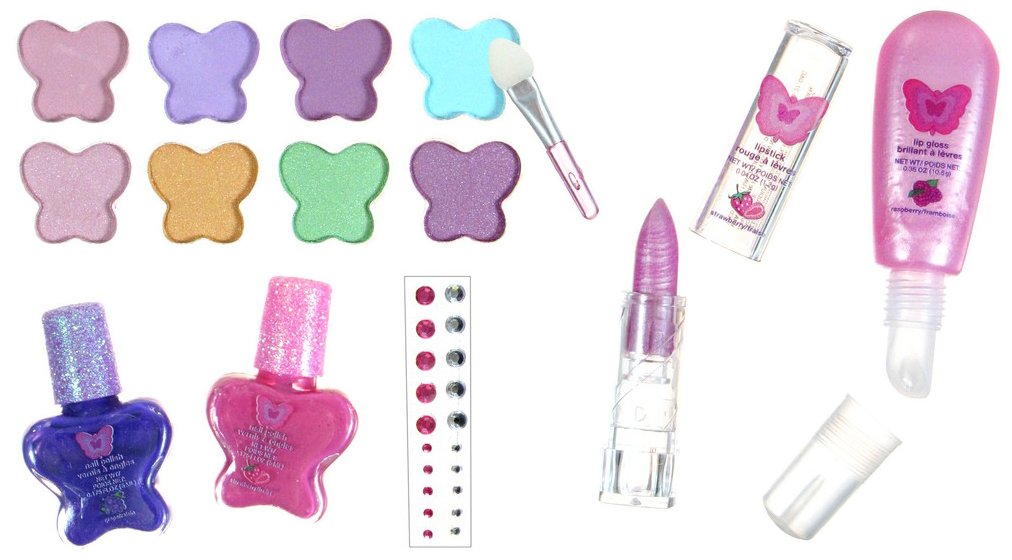 Amazon.com : Expressions Butterfly Collection Make Up Set : Makeup Sets ...