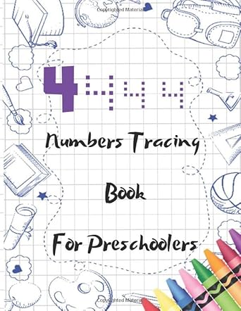 Numbers Tracing Book For Preschoolers: numbers tracing books for kids ...