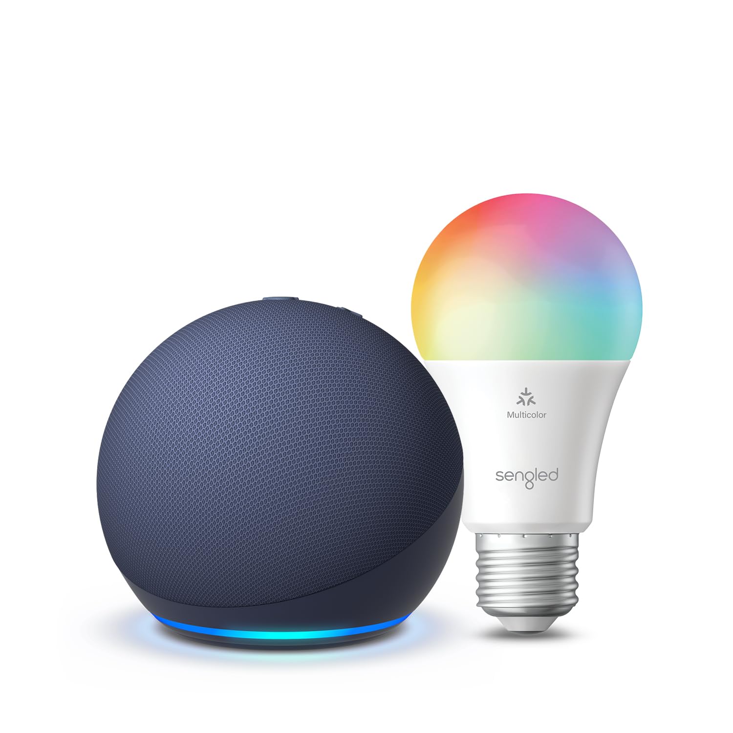 Echo Dot (5.ª generación, modelo de 2022) | Azul marino + Sengled ...