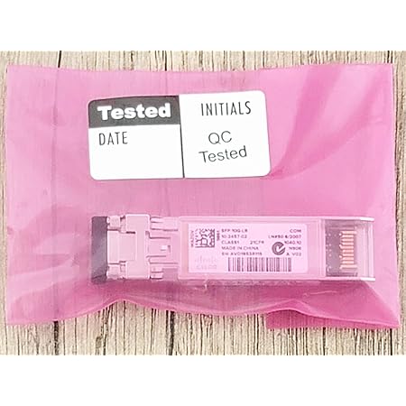 Amazon.com: Cisco SFP-10G-LR-S 10GBASE-LR Enterprise-Class P SFP Module ...