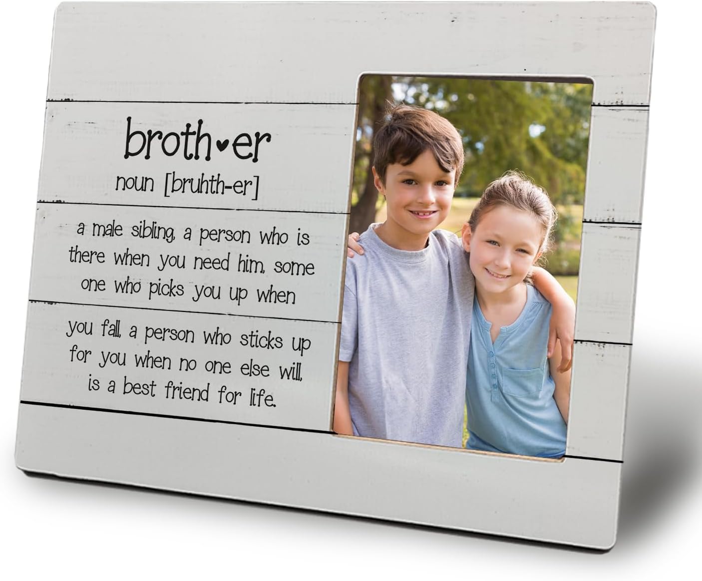 Amazon.com - Mancheng-zi Brother Picture Frame, Best Brother Gifts ...
