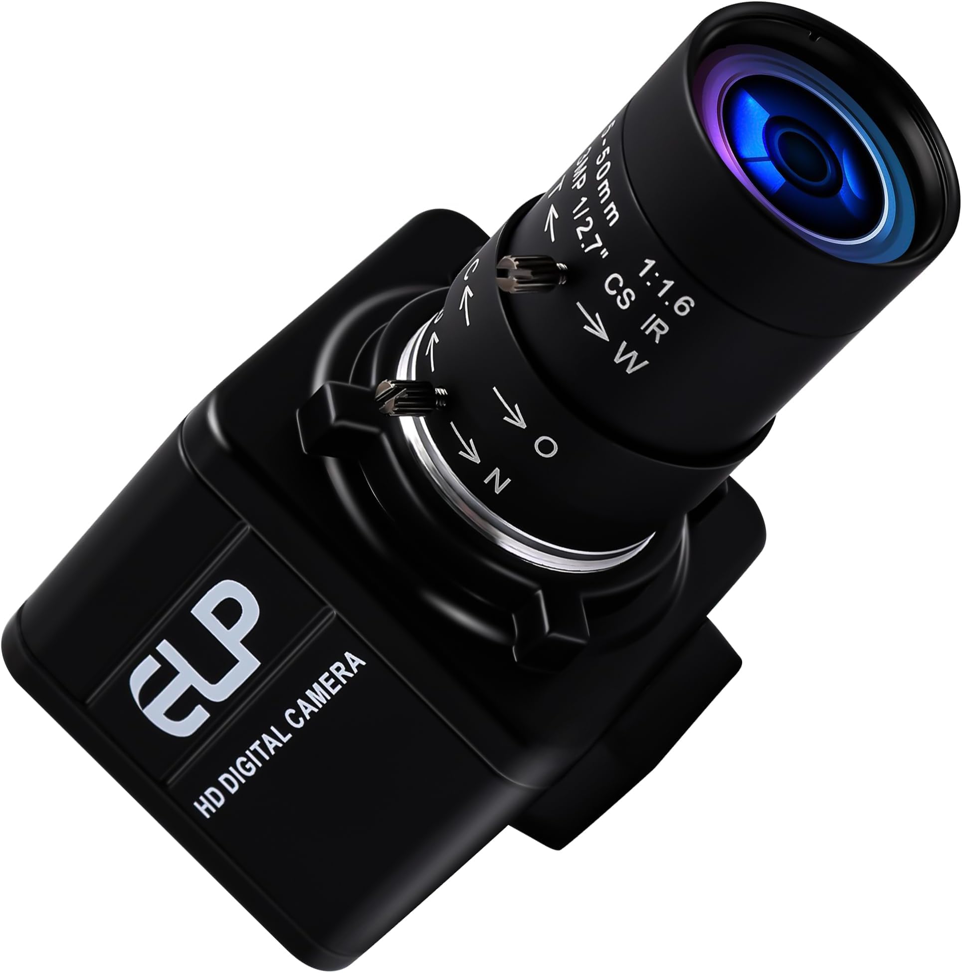 Amazon.com: ELP 4K USB Camera with Microphone Manual Zoom Webcam 5-50mm ...