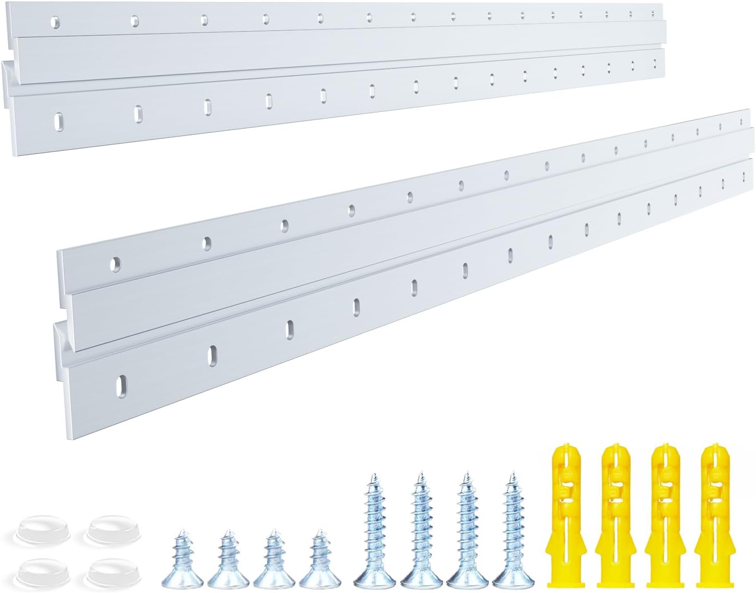 French Cleat Heavy Duty 30 Inch, 2Pairs Aluminum Z Clips for Hanger ...