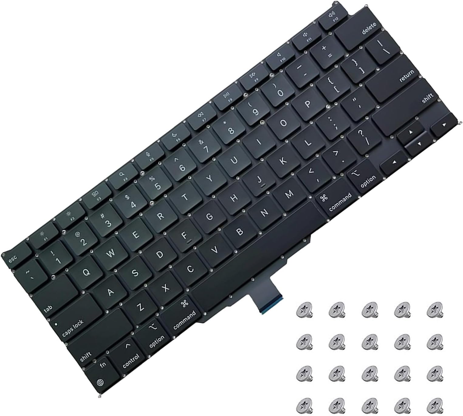 Amazon.com: Willhom US Keyboard with Screws and Screwdriver Kit ...