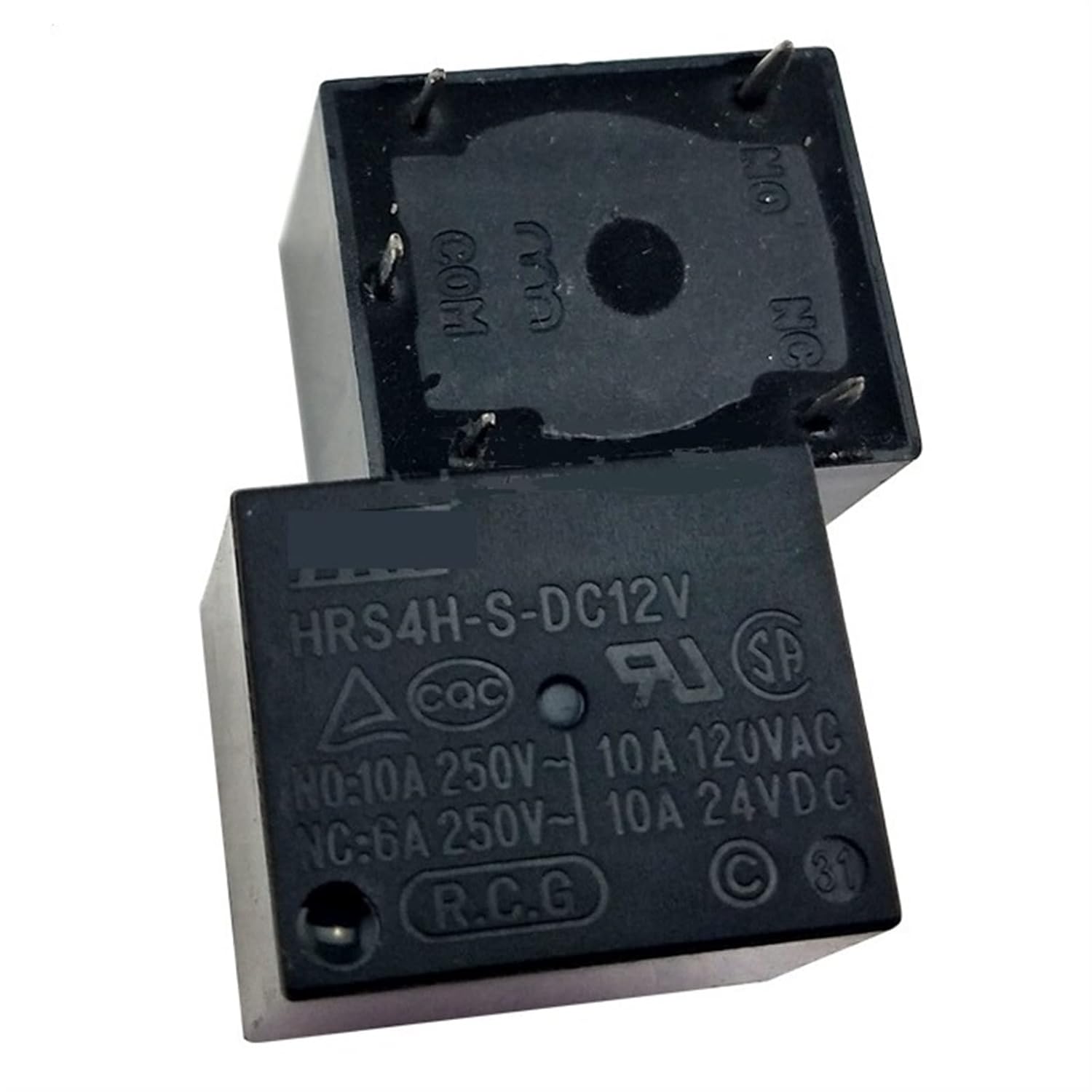 5PCS Relays HRS4H-S-DC5V/DC12V/DC24V 5PIN 10A/120VAC 10A/24VDC 5V 12V ...