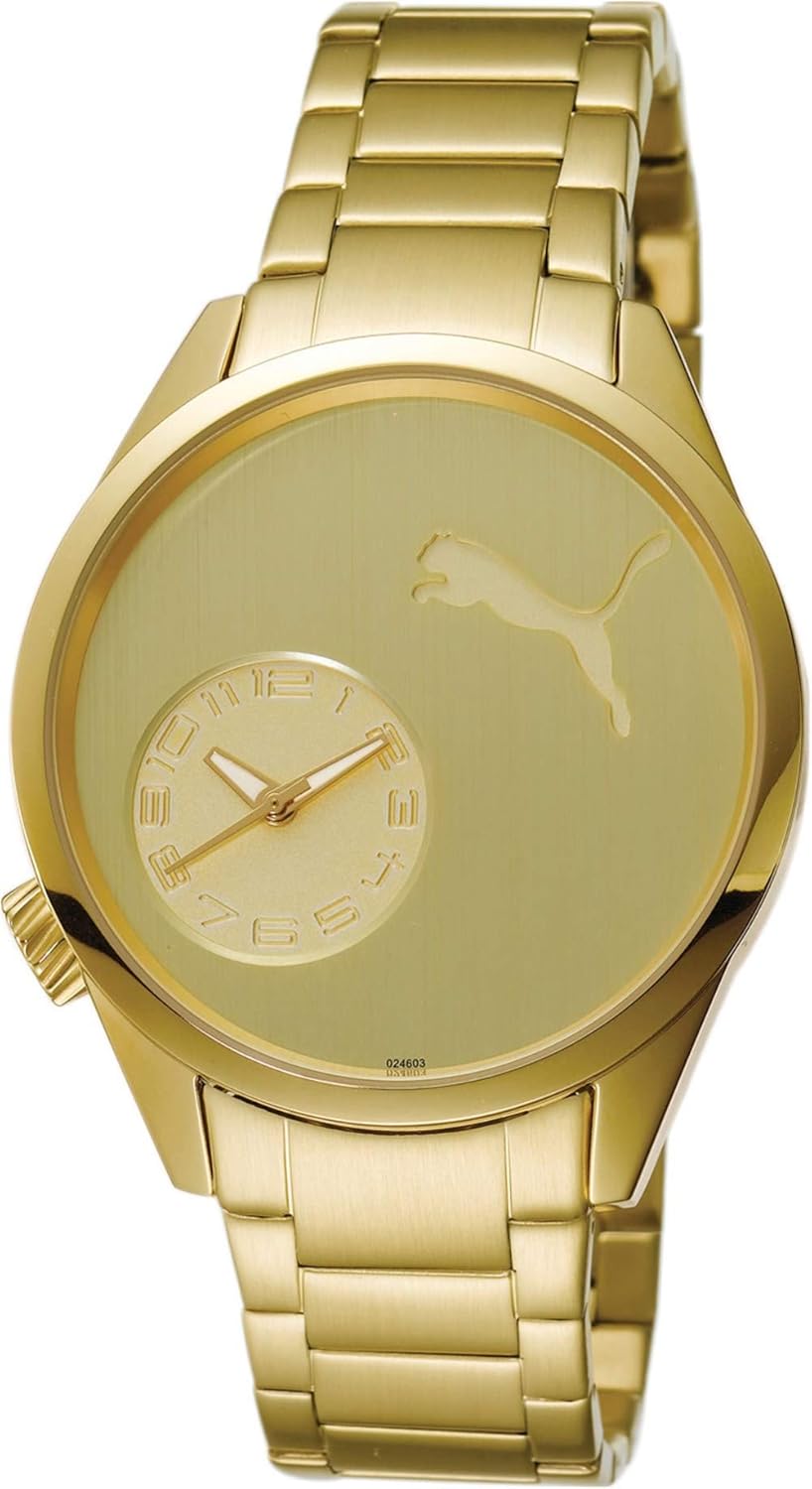 Amazon.com: PUMA Blink Metal Watches - Gold : Clothing, Shoes & Jewelry