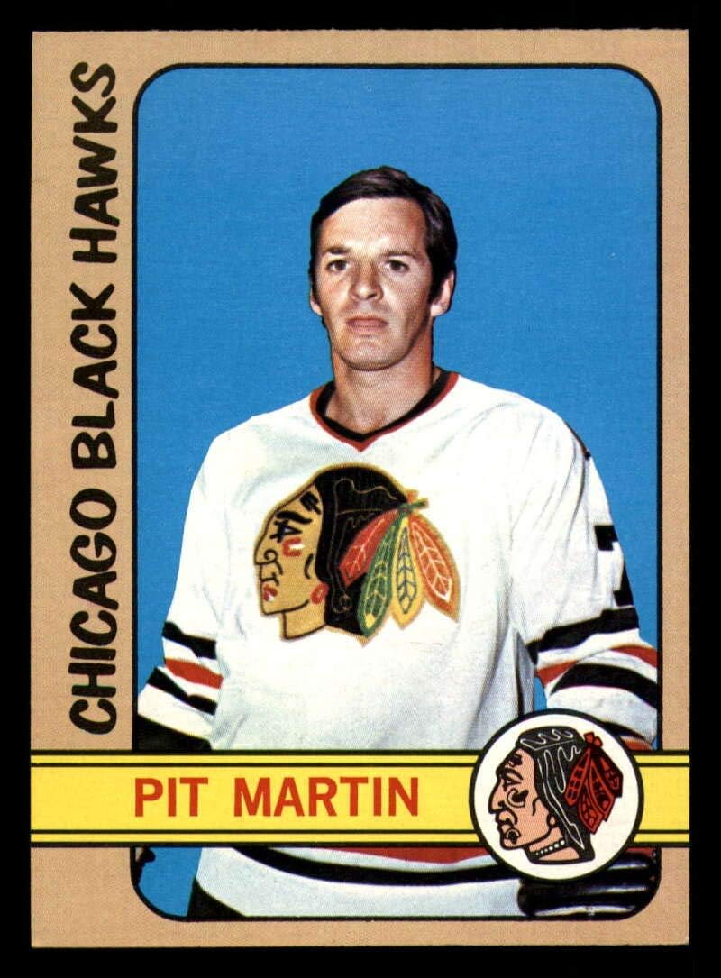 Amazon.com: Hockey NHL 1972-73 Topps #99 Pit Martin Blackhawks ...