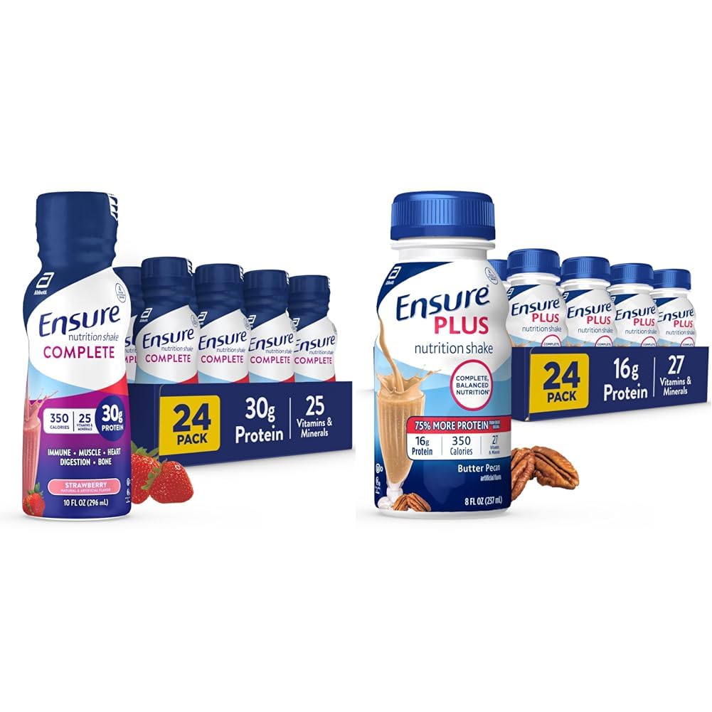 Amazon.com: Ensure COMPLETE Nutrition Shake, 30g of Protein, Meal ...