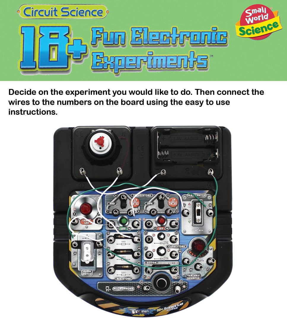 Small World Toys – Circuit Science Kit – More than 18 Fun Electronic ...