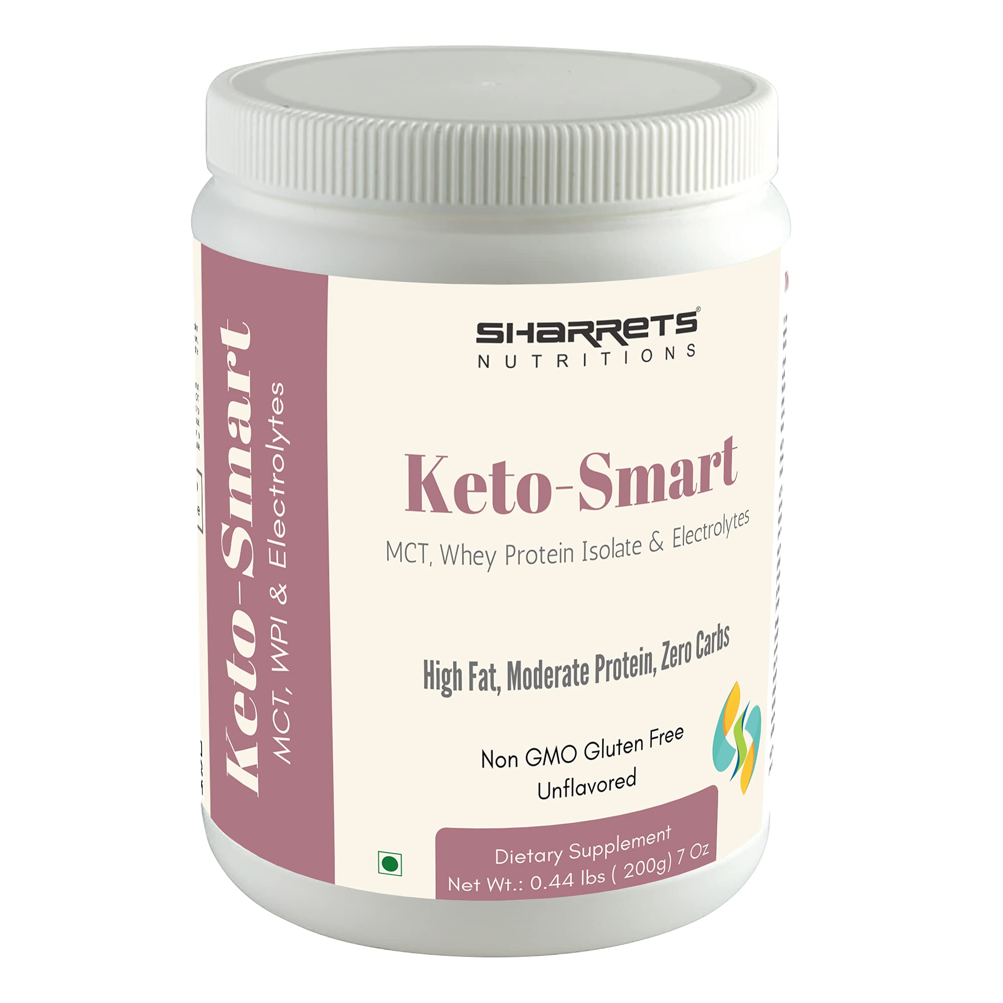 Buy Sharrets Keto-Smart 200G, Zero Carbs - MCT, Whey Protein ...