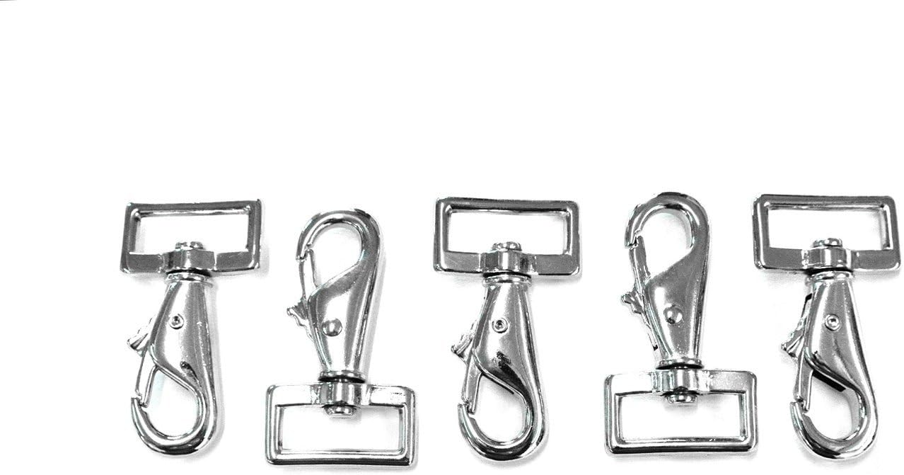 1"/25mm Nickel Plated Horse/Dog Snap Rug Clip/Trigger Hooks x 5 ...