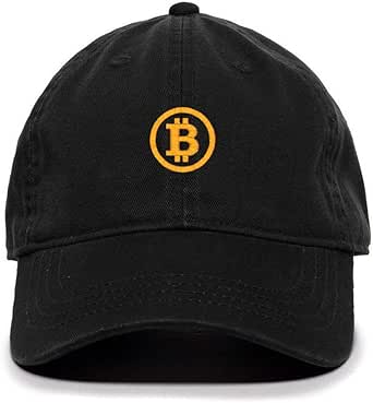Tech Design Bitcoin Cryptocurrency Baseball Cap Embroidered Cotton ...