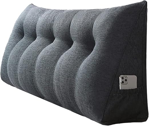 WANKEI Triangular Headboard Pillow,Large Wedge Pillow Decorative Body ...