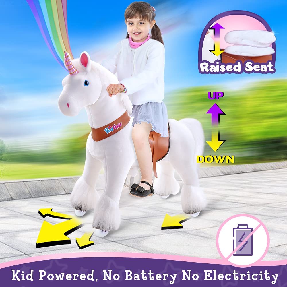 PonyCycle Authentic Ride on Unicorn Toy Rocking Horse for Kids Toys ...