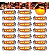 Amazon.com: PSDRIQQ 40 Pack 6 LED Trailer Marker Light, DC12-24V ...