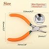 LEONTOOL 5-Inch Transverse End Cutter SMT/SMD Chip Cutters Side Cutting ...