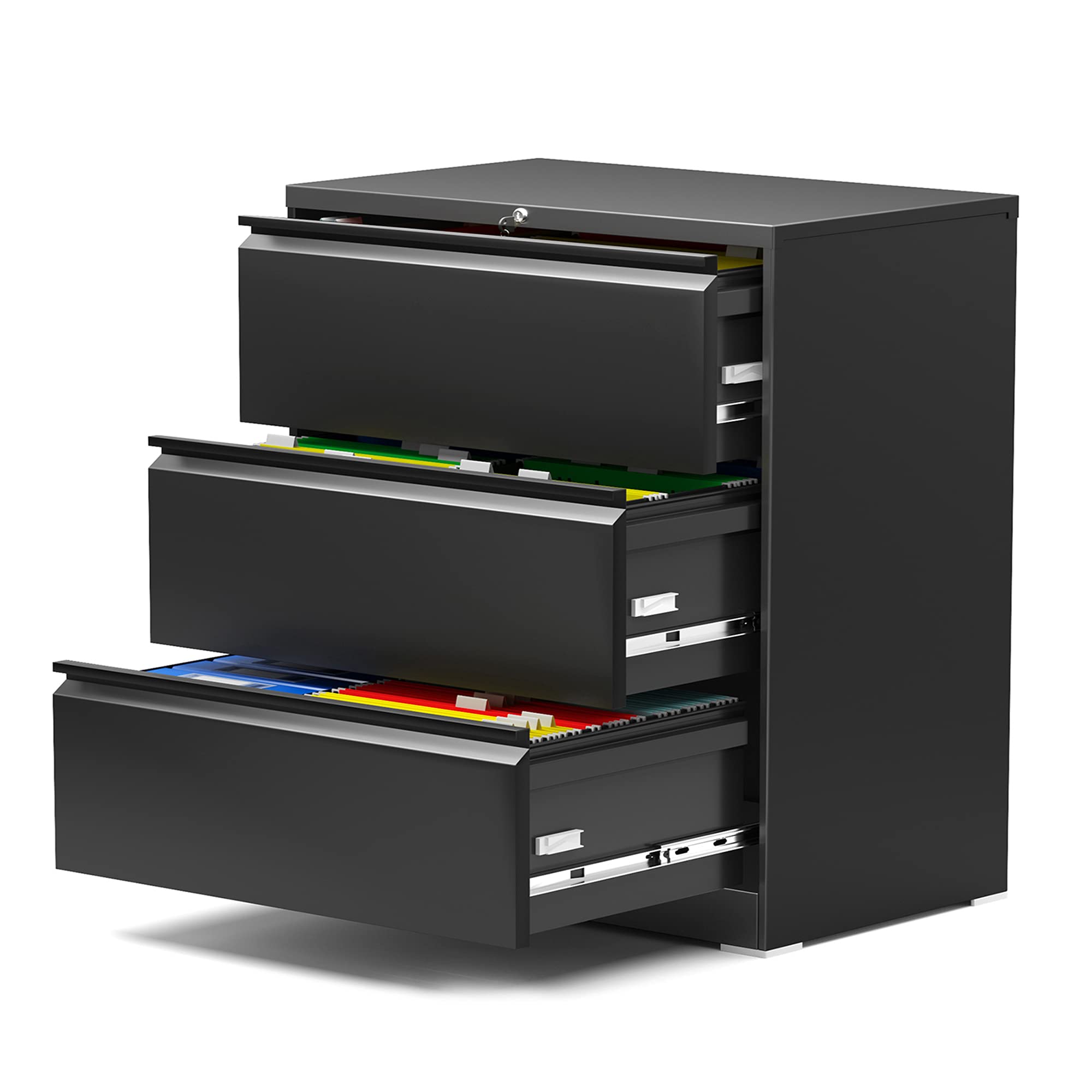 Used Black Filing Cabinets