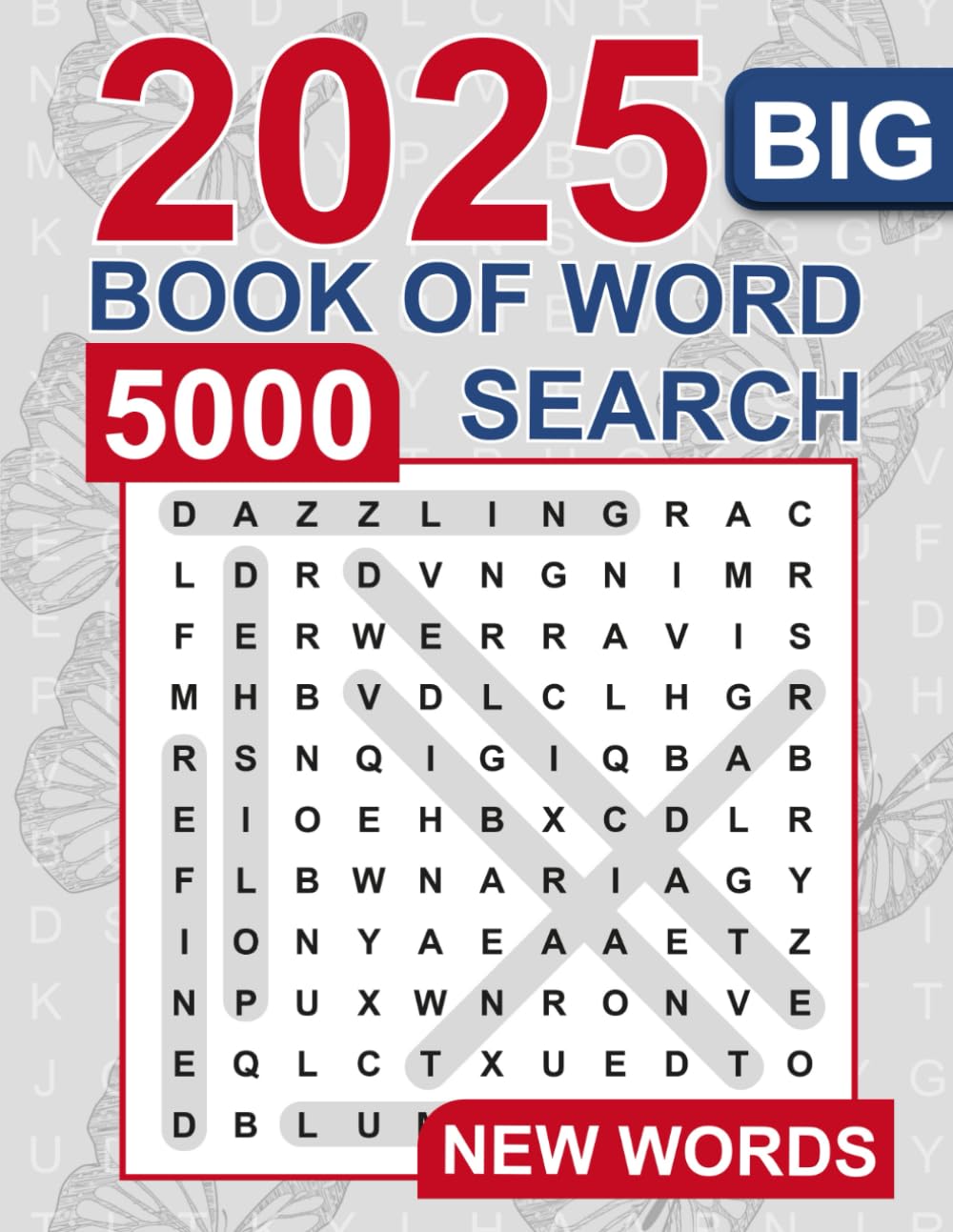 Amazon | Big Book of Word Search – 5000 New Words: Relaxing Word Search ...