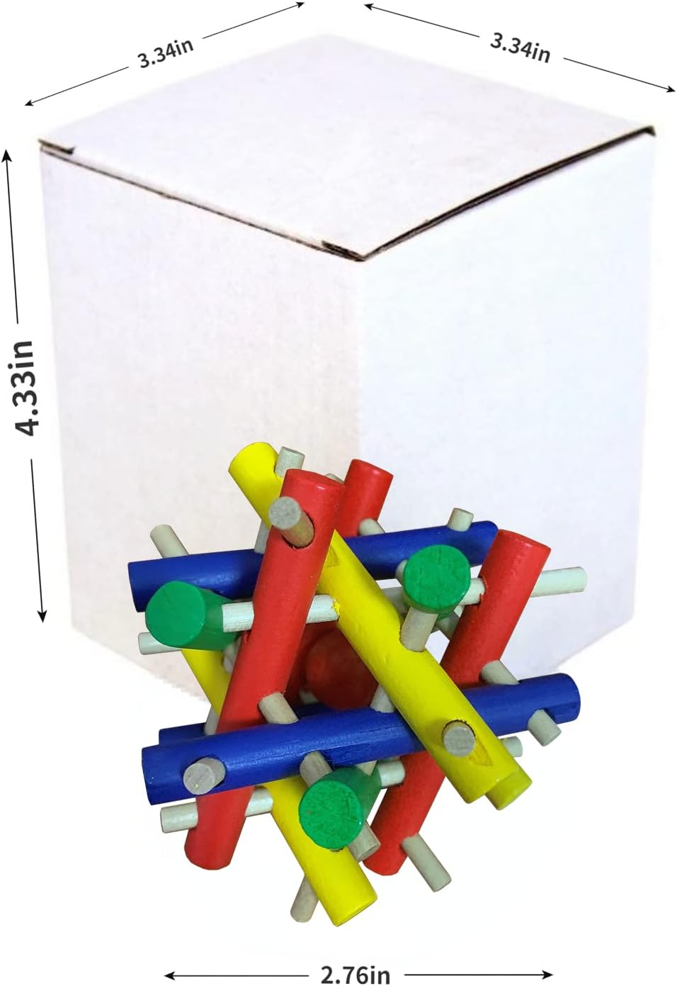 Wooden Brain Teaser Puzzles for Adults,Desktop Disassembly & Assemble ...