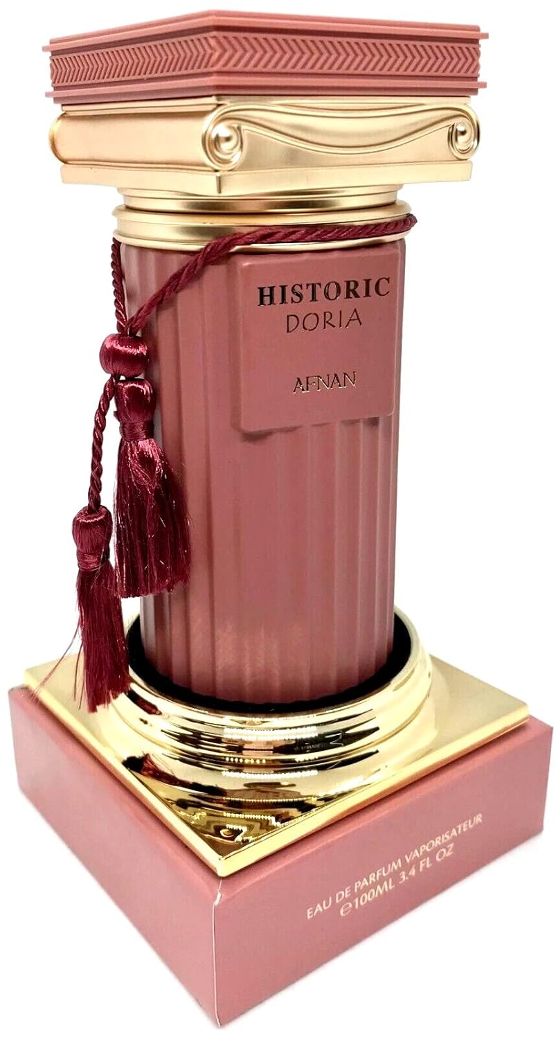 Amazon.com : Afnan Historic Doria for Unisex Eau de Parfum Spray, 3.4 ...