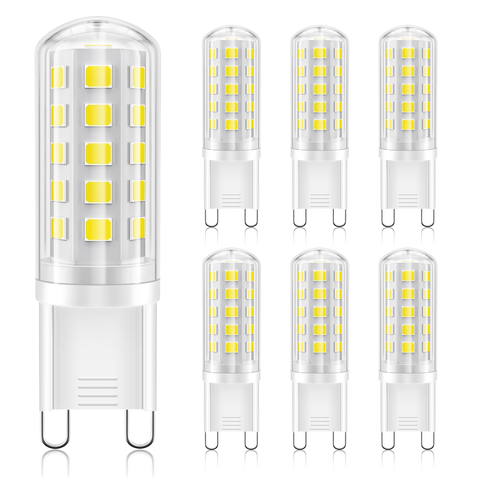 G9 Led Bulb Daylight White, 4W, 450LM, 6000K, Equivalent to 40W Halogen ...