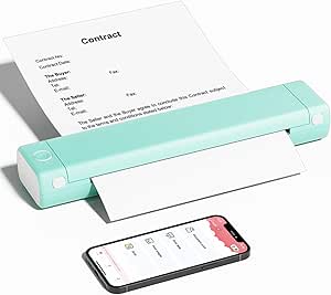 Itari Portable Thermal Printer, Inkless Printer, Thermal Printer for ...